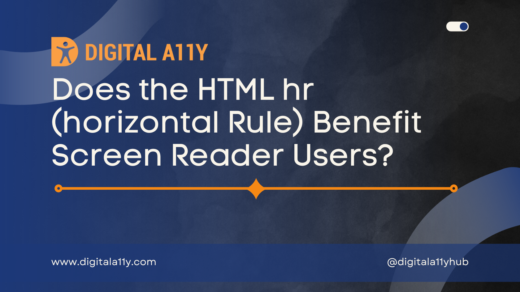 Does the HTML hr (horizontal Rule) Benefit Screen Reader Users ...